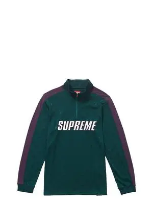 Supreme Track Half Zip Pullover - Green