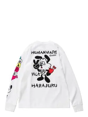 HUMAN MADE X Verdy Vick Long Sleeve T-shirt - White