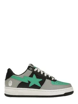 BAPE A Bathing Ape Bape Sta Low Sneakers White/grey/green