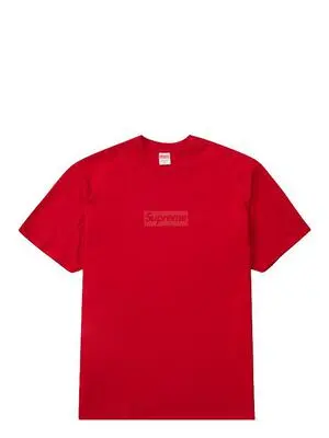 Supreme Tonal Box Logo Tee Shirt Red