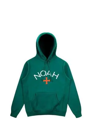 NOAH Core Logo Hoodie - Deep Green