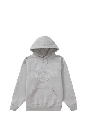 Supreme Timberland Hooded Sweatshirt - Heather Grey