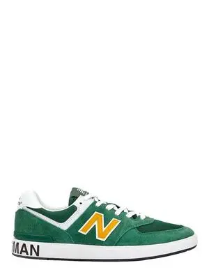 NEW BALANCE Am574 Junya Watanabe Sneakers - Green/white/yellow