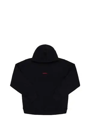 Supreme Trademark Hooded Sweatshirt - Black