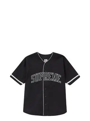 Supreme Timberland Baseball Jersey - Black