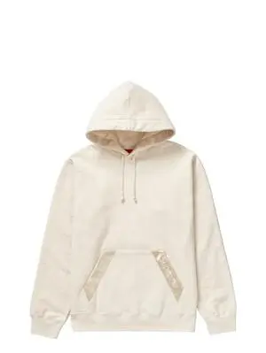 Supreme Tonal Webbing Hooded Sweatshirt Natural
