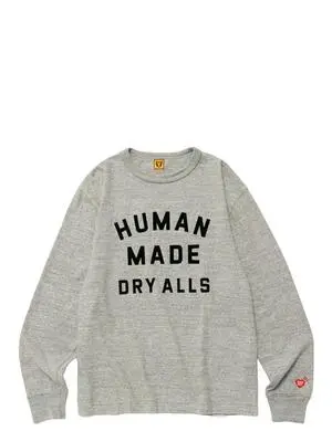 HUMAN MADE Graphic Long Sleeve T-shirt - Grey