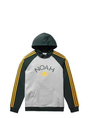 NOAH X Adidas Core Logo Raglan Hoodie - Heather Grey