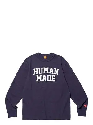 HUMAN MADE Graphic #7 Long Sleeve T-shirt - Navy Blue
