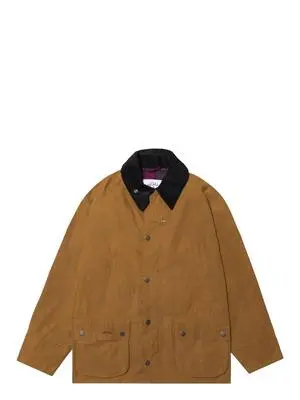 NOAH Noah X Barbour Dry Waxed Bedale Jacket Nicotine
