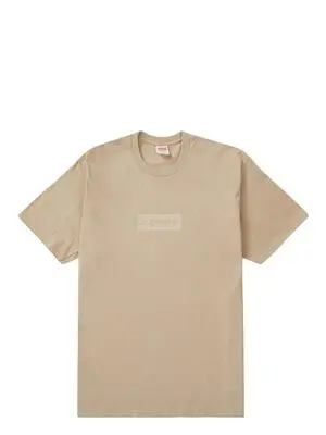 Supreme Tonal Box Logo Tee Shirt Khaki