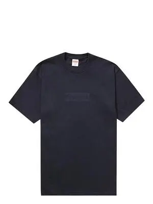 Supreme Tonal Box Logo Tee Shirt Navy Blue