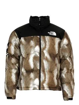 Supreme The North Face Nuptse Jacket - Brown