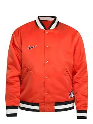Nike X Mlb Varsity Skate Jacket - Team Orange/black/sail