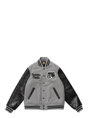 HUMAN MADE Varsity Jacket - Grey