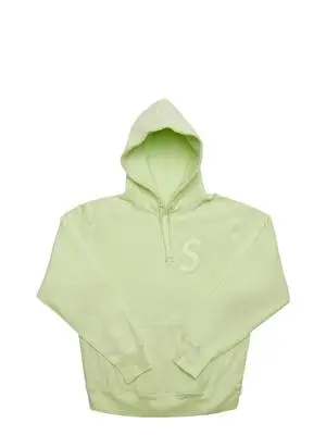Supreme Tonal S Logo Hoodie - Pale Lime