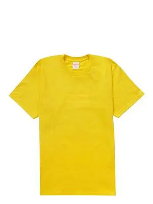 Supreme Tonal Box Logo Tee Shirt Yellow