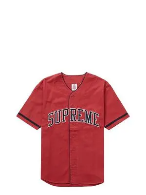 Supreme Timberland Baseball Jersey - Red
