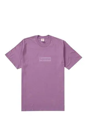 Supreme Tonal Box Logo Tee Shirt - Dusty Purple