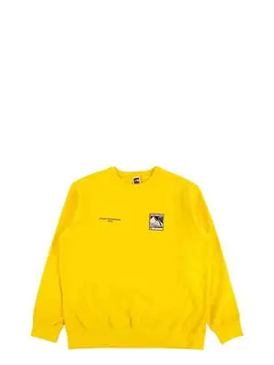 Supreme The North Face Steep Tech Crewneck Sweatshirt - Yellow
