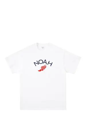 NOAH Winged Foot Logo Tee Shirt - White