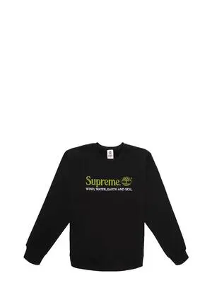Supreme Timberland Crewneck Sweatshirt - Black