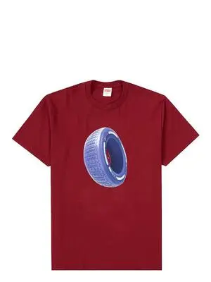 Supreme Tire Tee Shirt - Cardinal