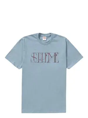 Supreme Trademark Tee Shirt - Dusty Blue