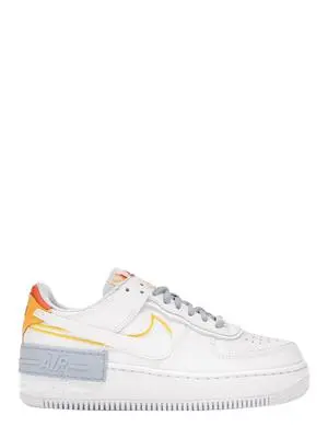 Nike Force 1 Low Shadow Kindness Day Sneakers - White/light Armory Blue Heather/laser Orange
