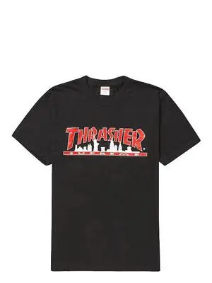 Supreme Thrasher Skyline Tee Shirt Black