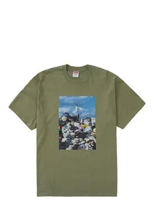 Supreme Trash Tee Shirt - Light Olive