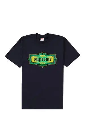 Supreme Top Shotta Tee Shirt Navy Blue