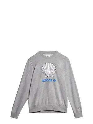 NOAH X Adidas Originals Crewneck Sweatshirt - Medium Grey Heather