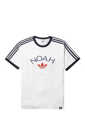 NOAH X Adidas Core Logo Ringer Tee Shirt - White