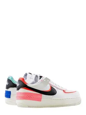 Nike Air Force 1 Low Shadow Sneakers - White/black/red