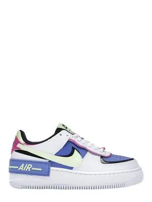Nike Force 1 Shadow Sneakers - White/sapphire/fire Pink