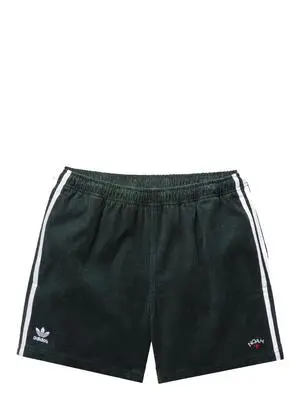 NOAH X Adidas Corduroy Running Short - Dark Pine