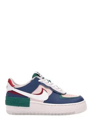 Nike Air Force 1 Low Shadow Sneakers - Mystic Navy Blue/white/echo Pink