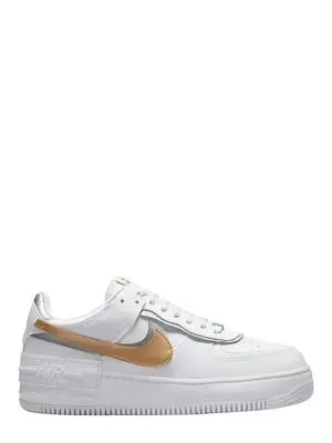 Nike Air Force 1 Low Shadow White/metallic Gold/metallic Silver