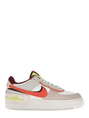 Nike Air Force 1 Low Shadow Pearl Sneakers - Team Red/orange/orange Pearl