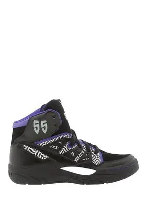 Adidas Mutombo High-top Sneakers - Black/blazing Purple/running White