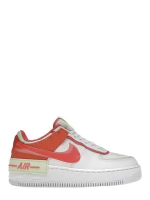 Nike Air Force 1 Low Shadow - White/crimson Bliss/lime Ice