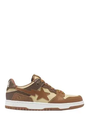 BAPE A Bathing Ape SK8 STA #5in Brown/beige