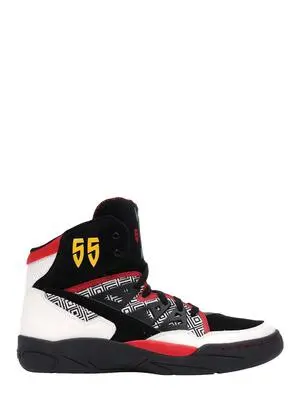 Adidas Mutombo Og High-top Sneakers - White/black/light Scarelet Red
