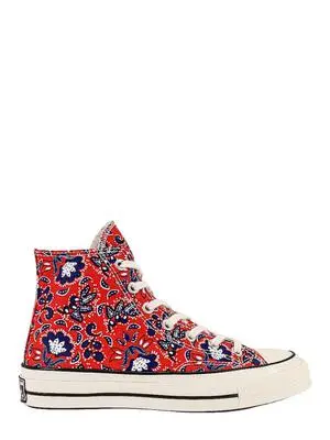 CONVERSE Chuck Taylor All Star 70 Hi Paisley - Habanero Red/egret/rush Blue