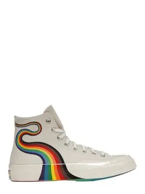 CONVERSE Chuck Taylor All Star '70 Hi Pride Sneakers - Egret/multi/white