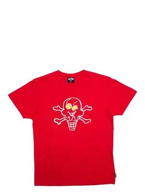 HARVEY NICHOLS Cones And Bones Tee Shirt - Red