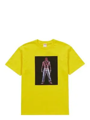 Supreme Tupac Hologram Tee Shirt Yellow