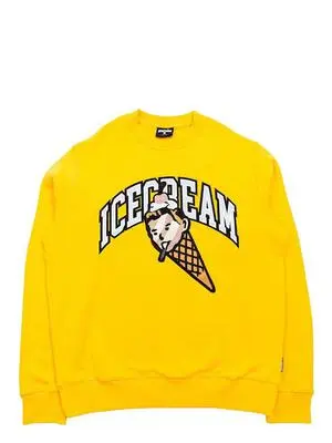 HARVEY NICHOLS Cherry On Top Crew Sweater - Yellow/solar
