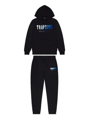 Trapstar Chenille Decoded Hoodie Tracksuit - Black Ice Flavours 2.0 Edition